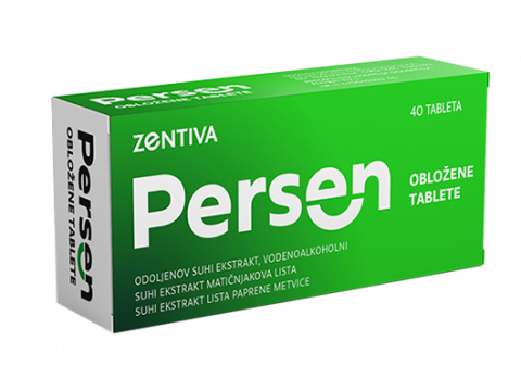 Upute o pravilnoj primjeni biljnih tableta - Persen, Persen forte i ...